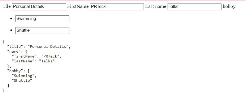 Binding The Strictly Typed Reactive Form Controls To The Template